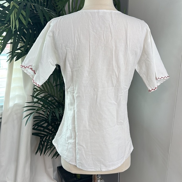 Tops | Bohemian Hand Made Top Hand Embroidery 10 Cotton | Poshmark